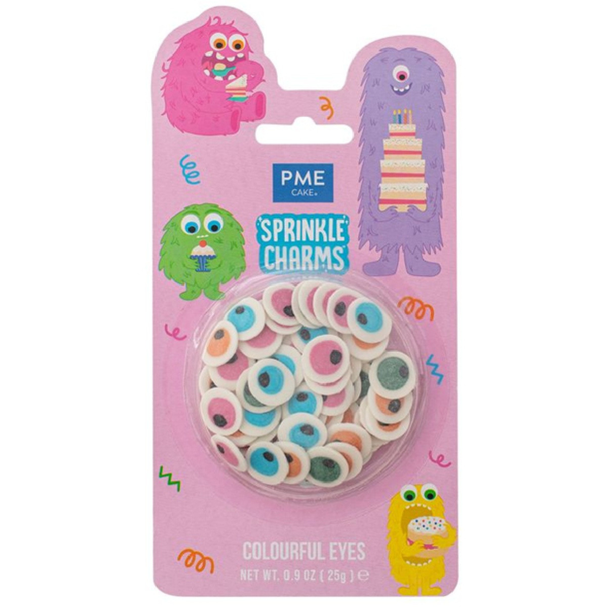 PME Sprinkle Charms Oogjes Gekleurd 25g – Cooking at home